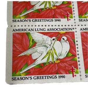 Vintage | Holiday | Vintage Holiday Gift Sticker Set 5 American Lung ...